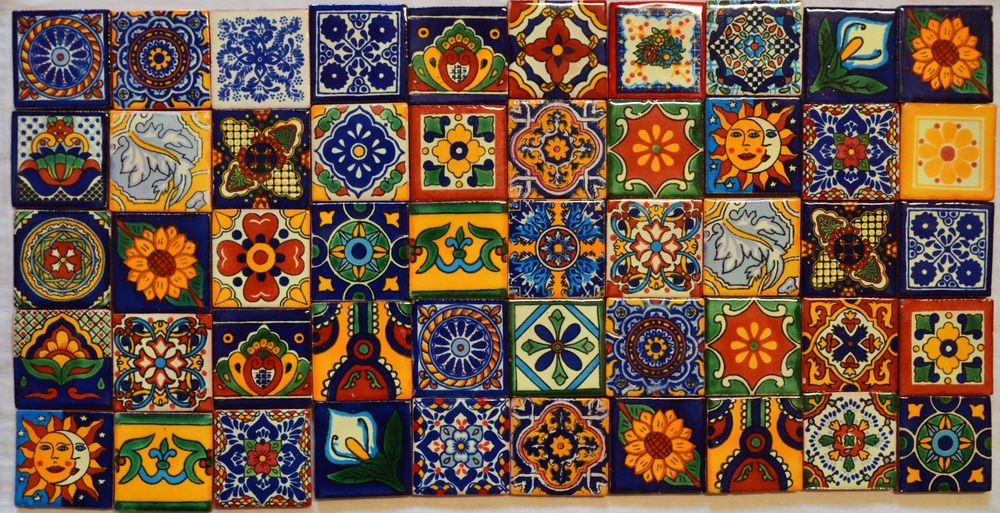 Hand Painted Mexican Tile Patterns – Mexican Tiles