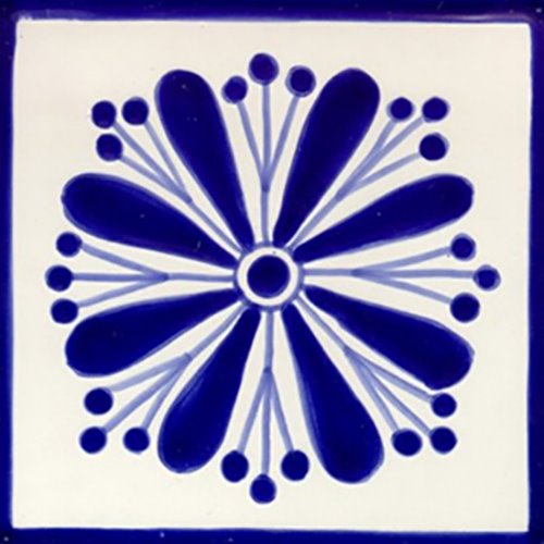 Mexican Blue and White Tiles for Bathrooms – Mexican Tiles