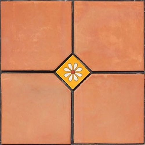 Combining Terracotta tiles with Talavera Tiles – Mexican Tiles