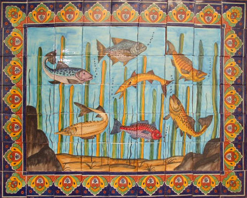 Unique Kitchen Tile Murals – Mexican Tiles